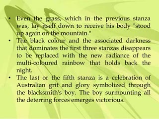 Judith Wright's poem Legend | PPT