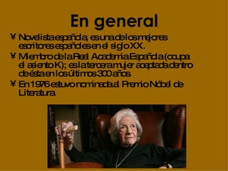 Ana María Matute, por Judit Rozsnyai | PPT