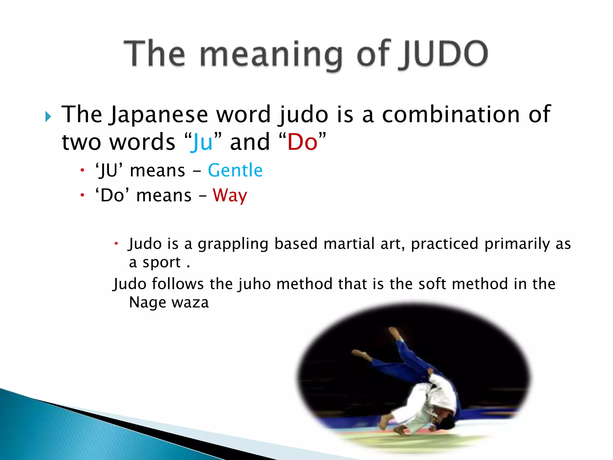 JUDO FOR ALL by RAJKIRAN KERALA | PPTX