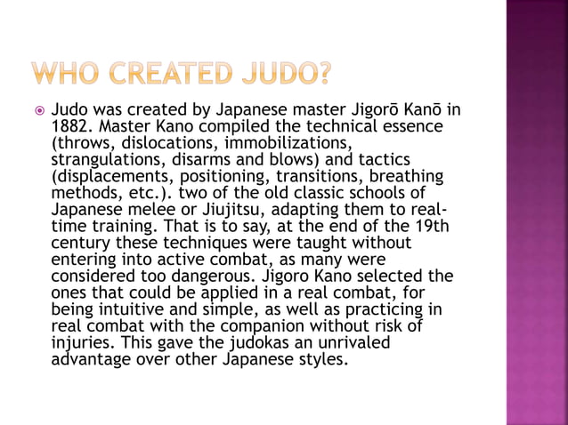 judo presentation.pptx | Martial Arts | Sports