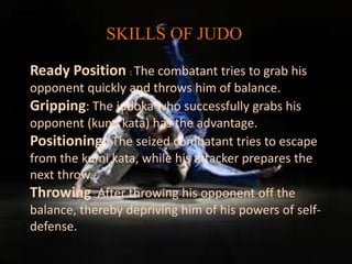 Judo skills and techniques | PPTX