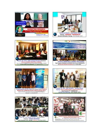 Judul-Judul Training (Bidang "PEMASARAN, PROMOSI & PENJUALAN") utk ...