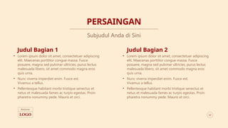 JUDUL PRESENTASI contoh format powerpoint | PPT