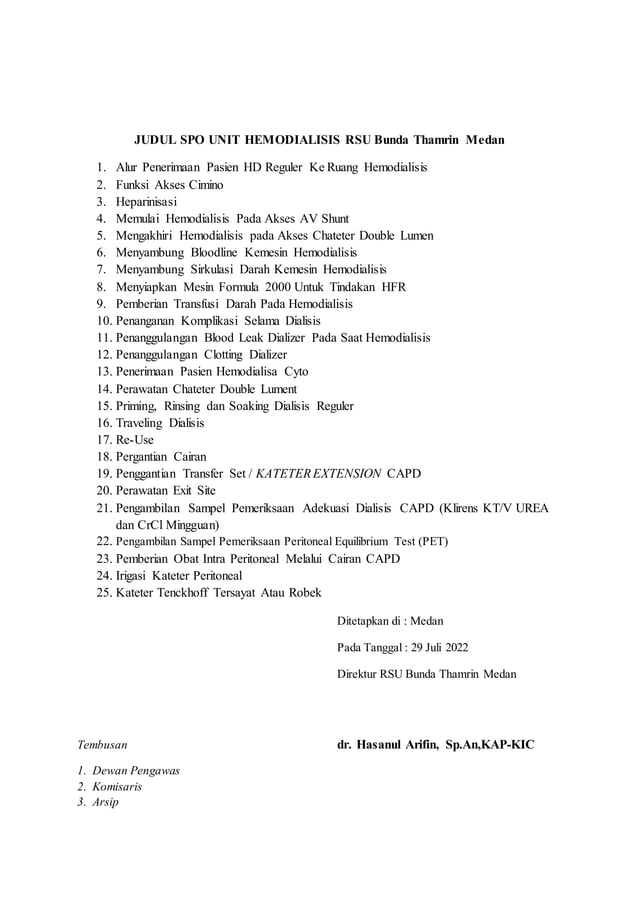 Judul SOP RSU Bunda Thamrin Medan & Daftar Obat sesuai Permenkes No 8 Tahun 2022.docx