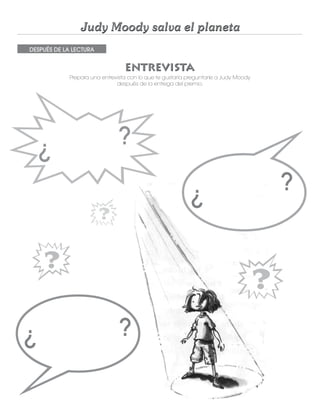 Judy moody-salva-el-planeta-guía-actividades | PDF