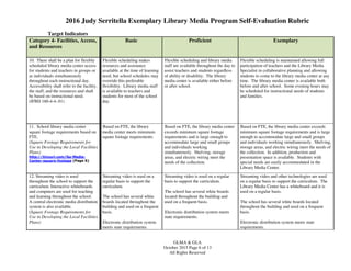 Judy serritella-library-media program-self-evaluation-rubric | PPT