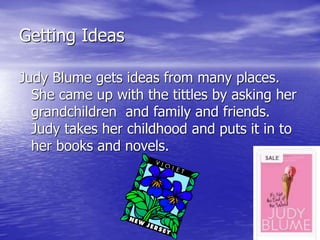 Judy Blume | PPT