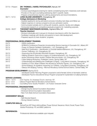 Judy Harrington Resume | PDF | Professional School | Postgraduate Education