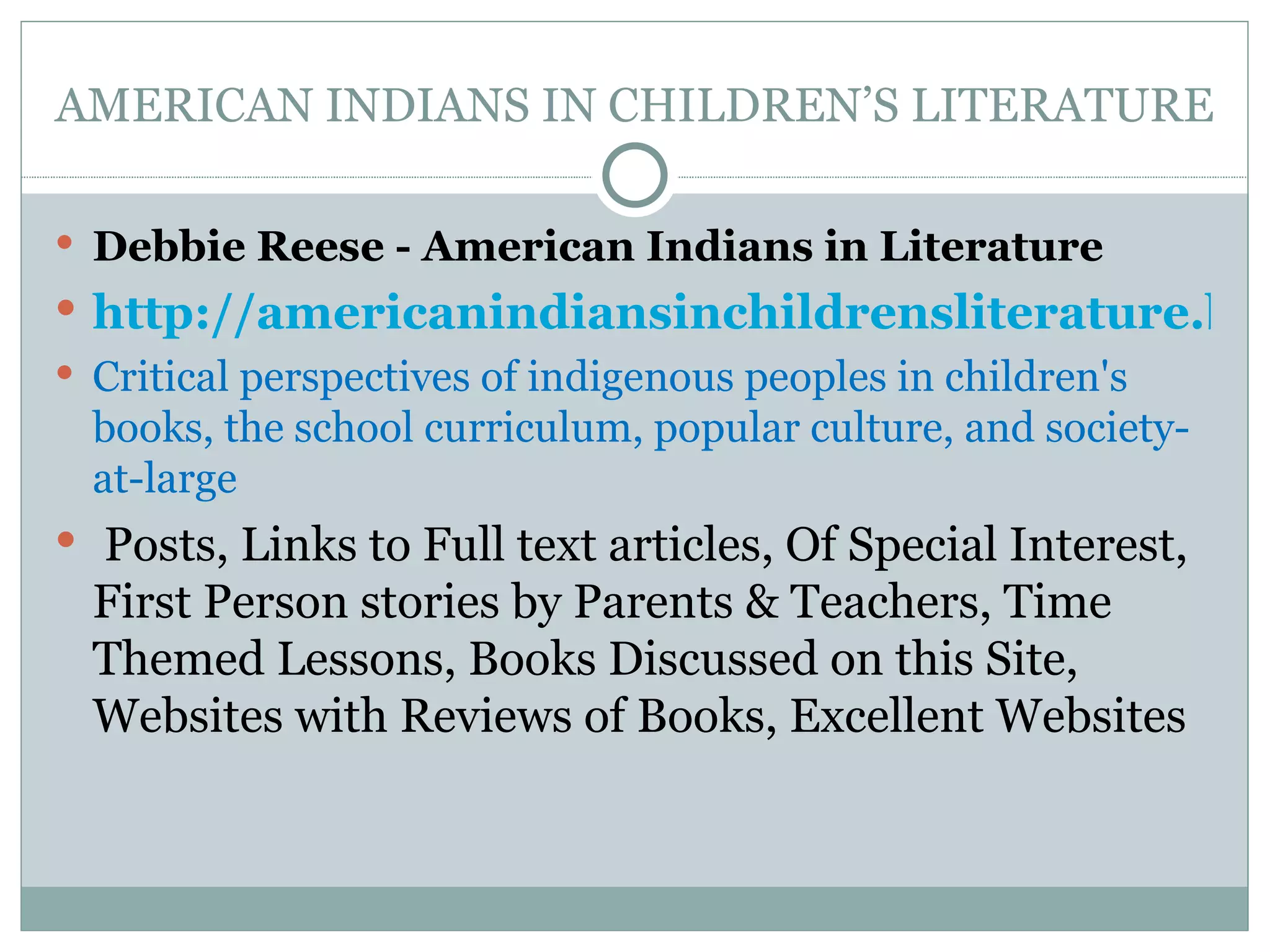 Multicultural Literature Blogs | PPT