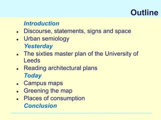 The Semiotics of Space and the Culture of Design | PPTX