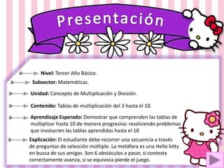 Juego Hello Kitty | PPTX