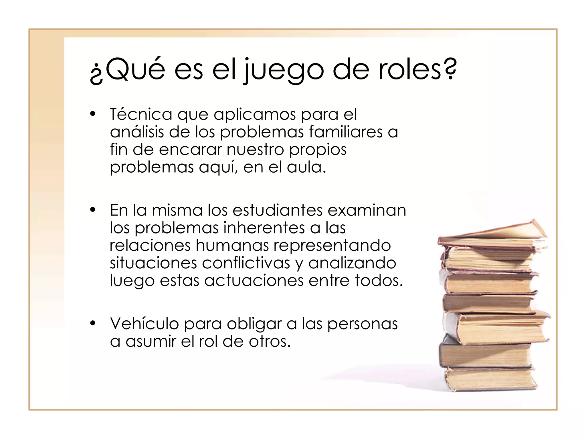 Juego De Roles Ppt 