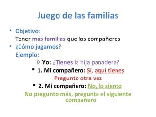 Juego de las 7 familias | PPT