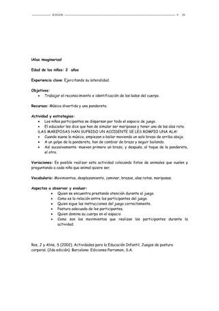 Juegos para niños de 0-2 | PDF