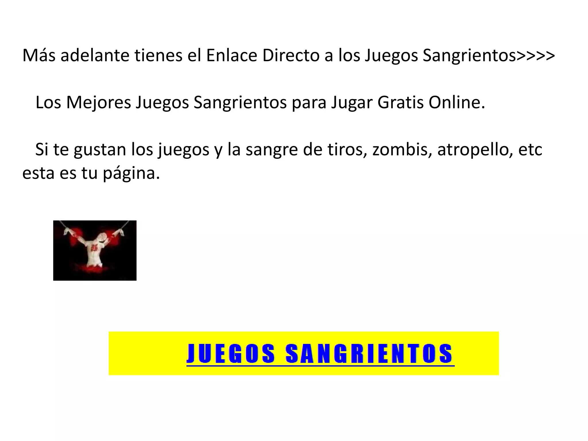 Juegos Sangrientos | PPTX
