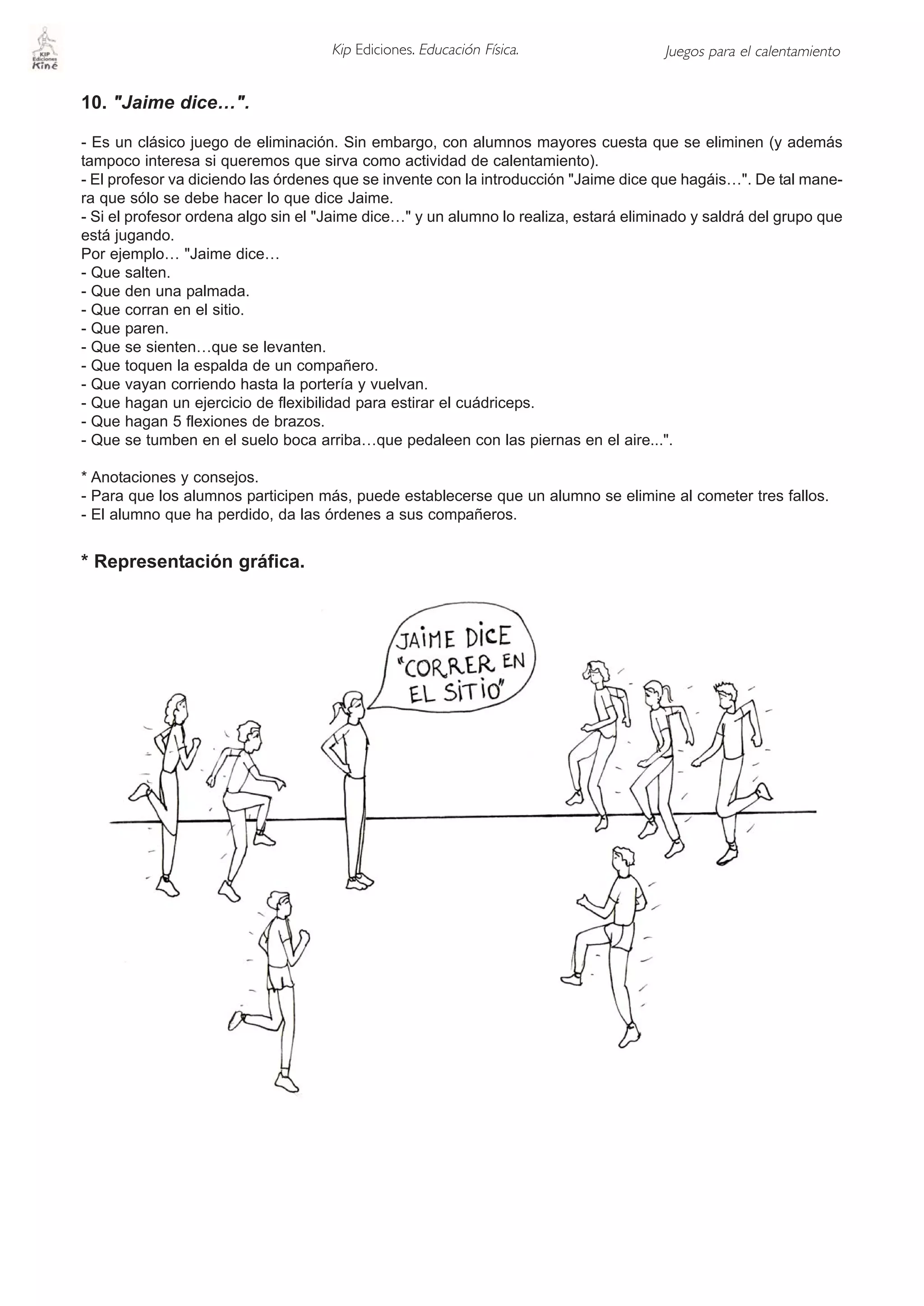 juegos de calentamiento | PDF