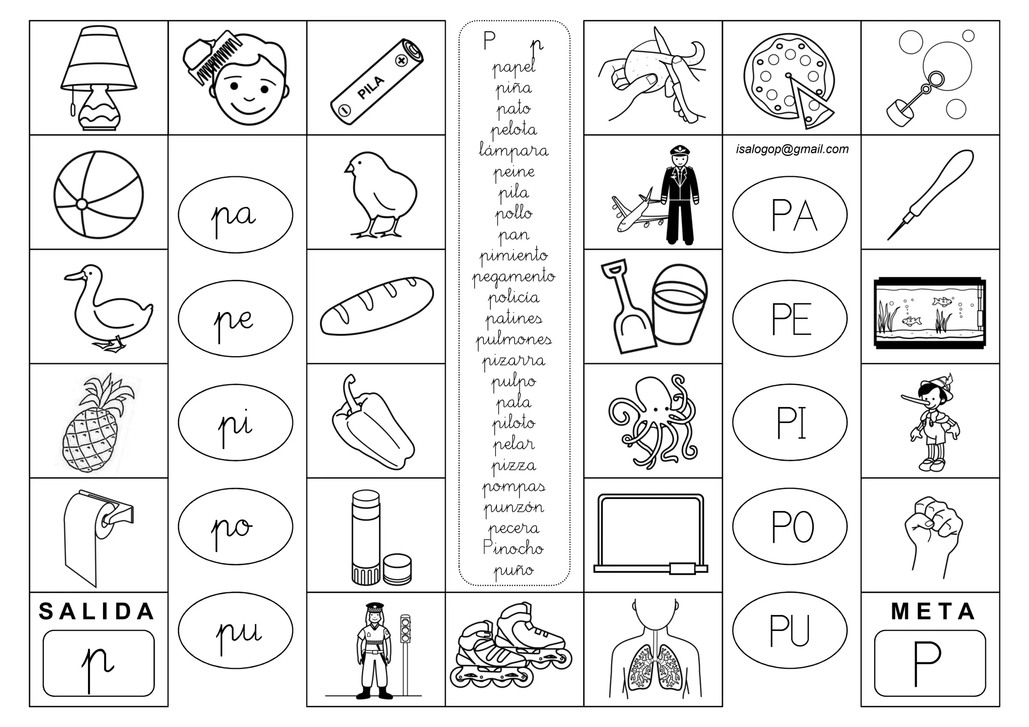 Juegos con fonemas completo | PDF
