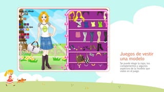 Juegos de vestir: tipos de juegos de vestir | PPTX