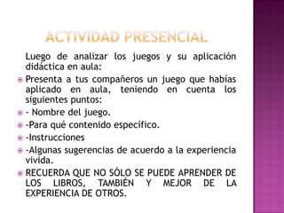 Juegos Educativos | PPT