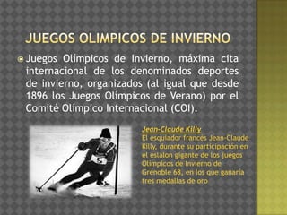 Juegos Olimpicos De Invierno | PPTX