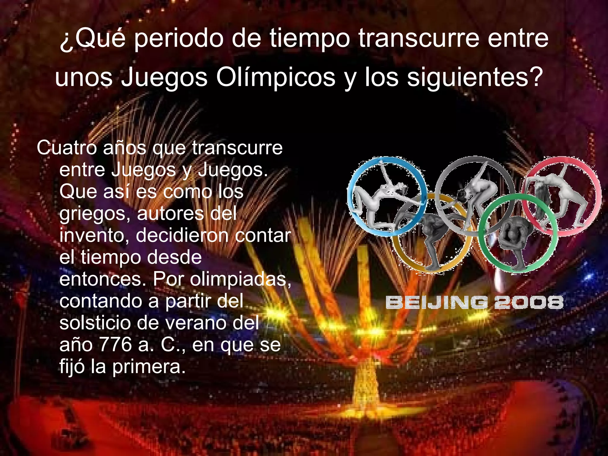 Juegos olimpicos | PPT
