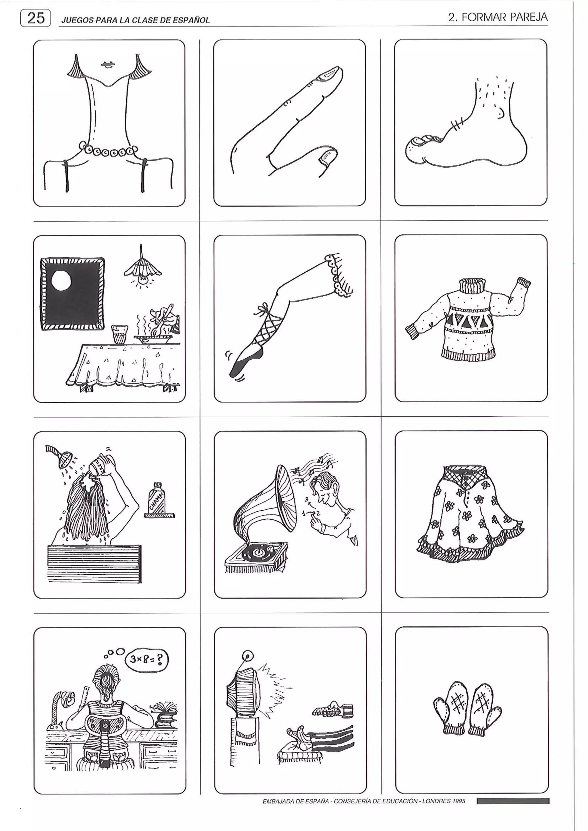 Juegos para la clase de español | PDF