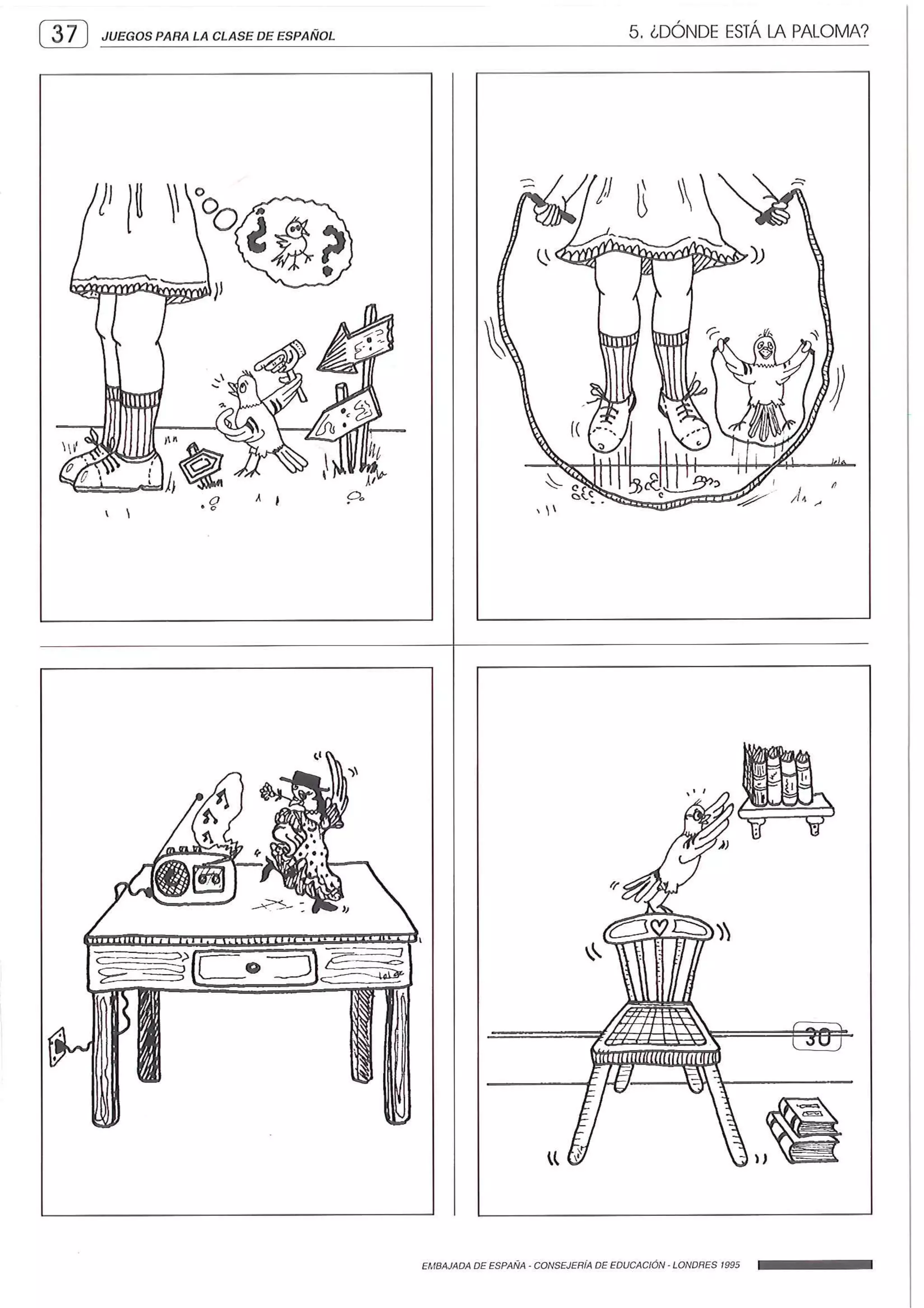 Juegos para la clase de español | PDF