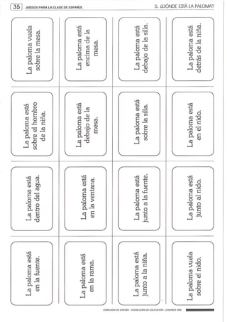 Juegos para la clase de español | PDF