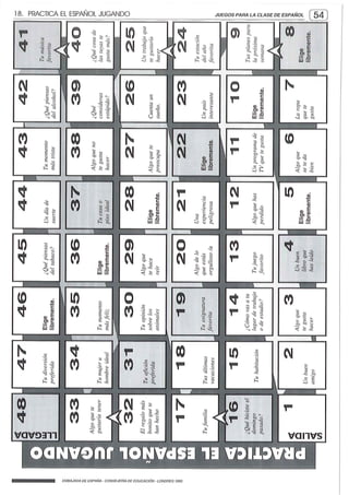 Juegos para la clase de español | PDF