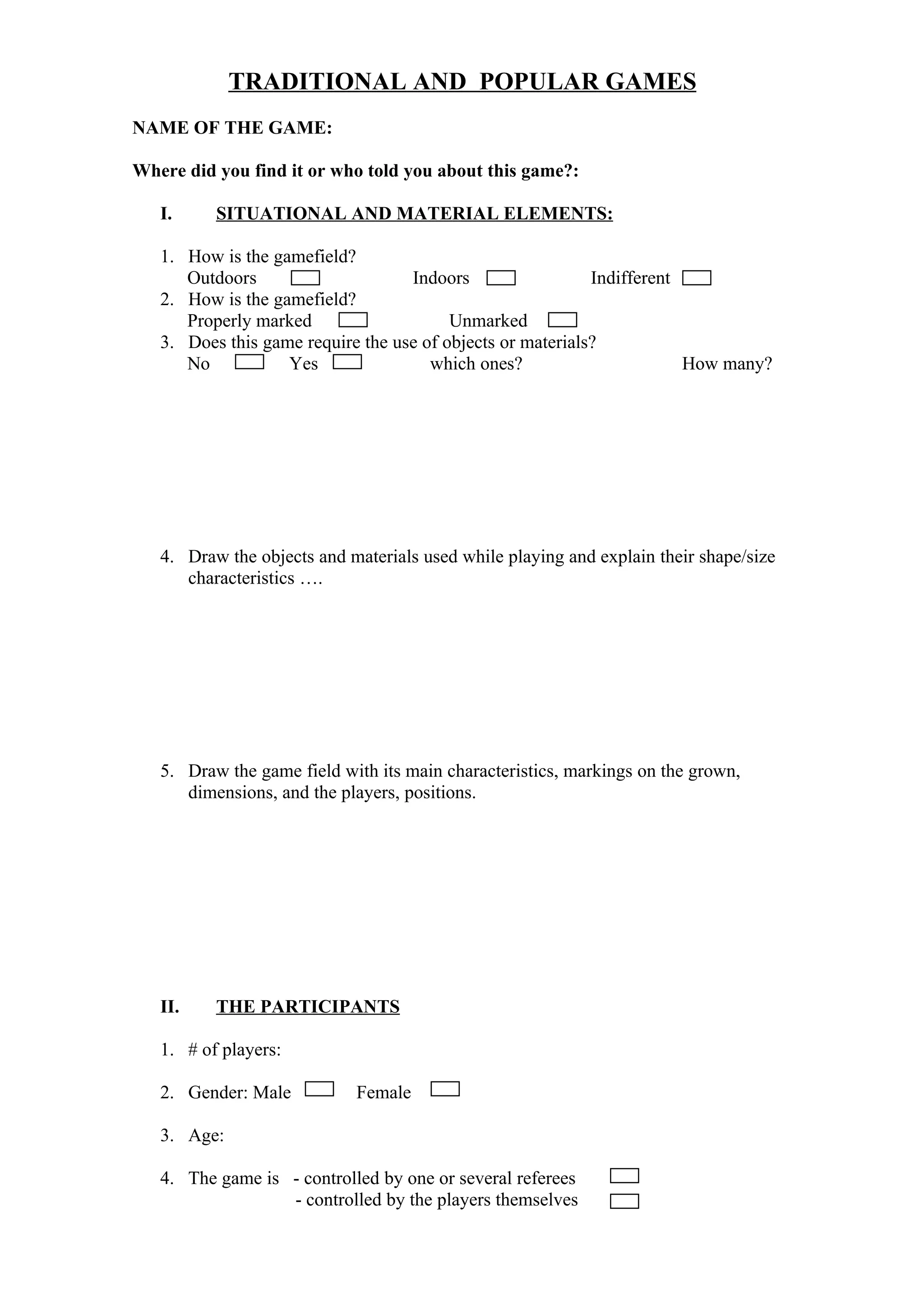 Popular & traditional games. 2nd ESO. | DOC | Roleplaying Games | Games and Puzzles