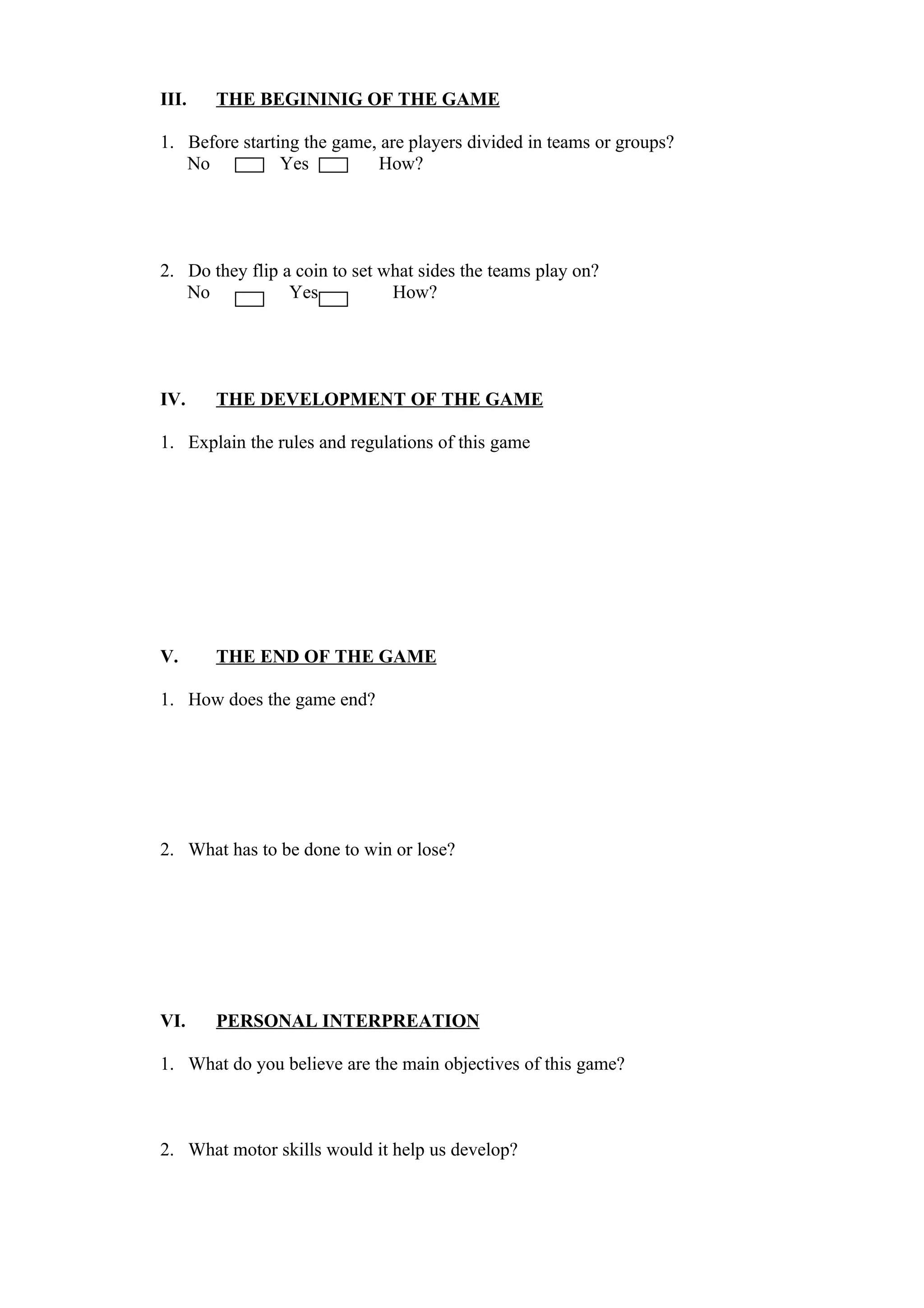 Popular & traditional games. 2nd ESO. | DOC | Roleplaying Games | Games and Puzzles