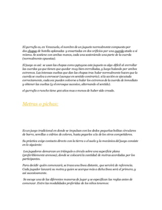 Juegos tradicionale1 | DOCX