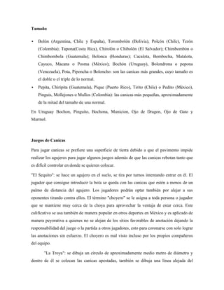 Juegos tradicionales | DOCX