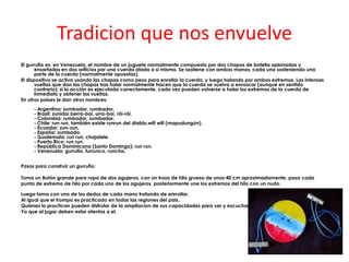 Juegos tradicionales venezolanos | PPTX