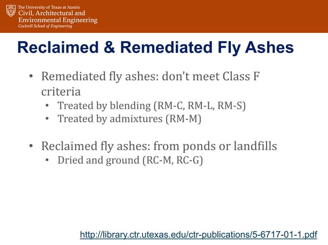 The Future of Fly Ash in Texas Concrete | PPT