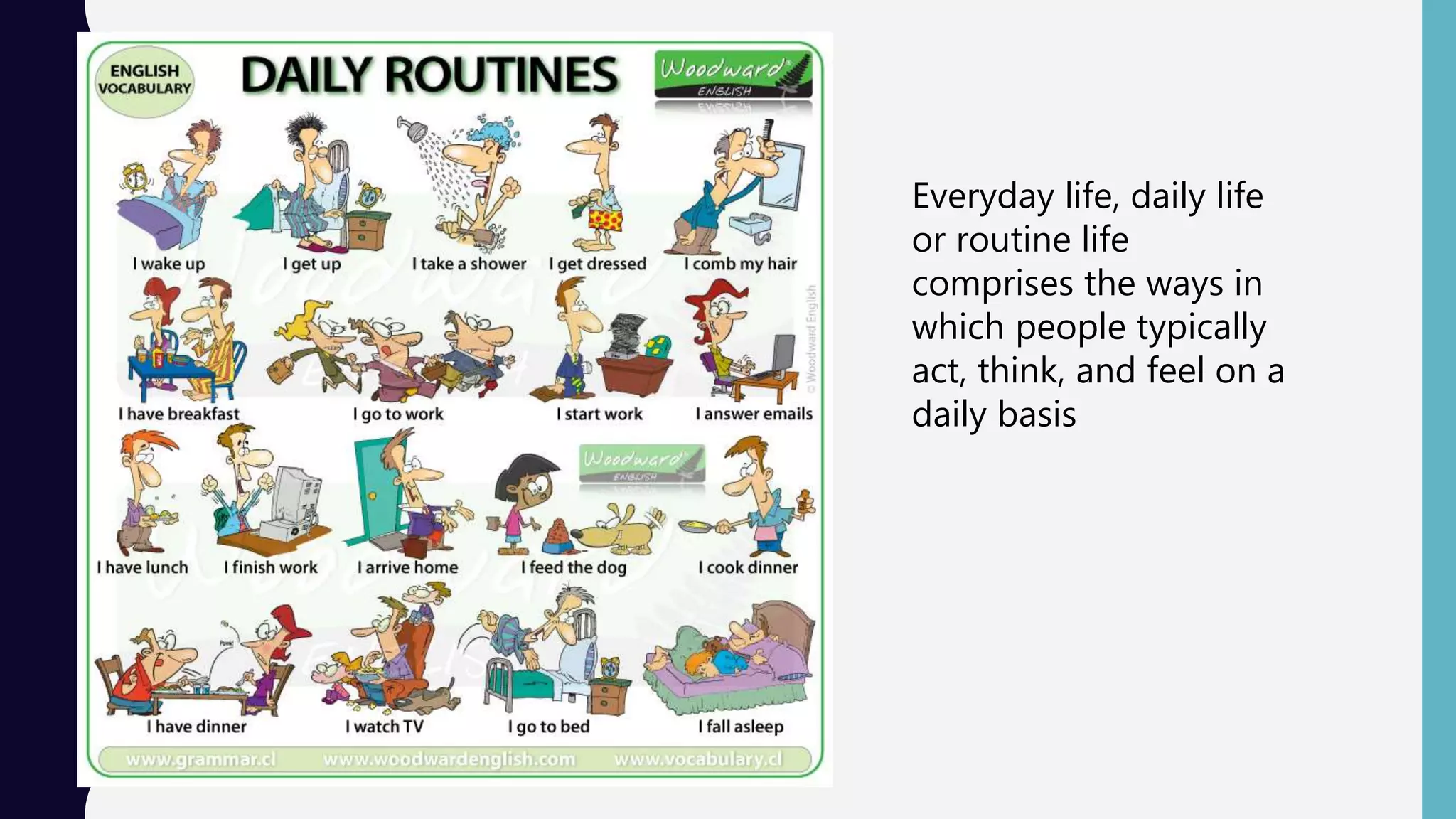 daily routine | PPTX