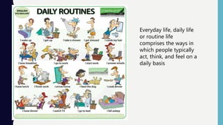 daily routine | PPTX