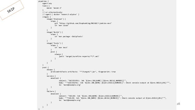 Declarative Jenkins Pipelines