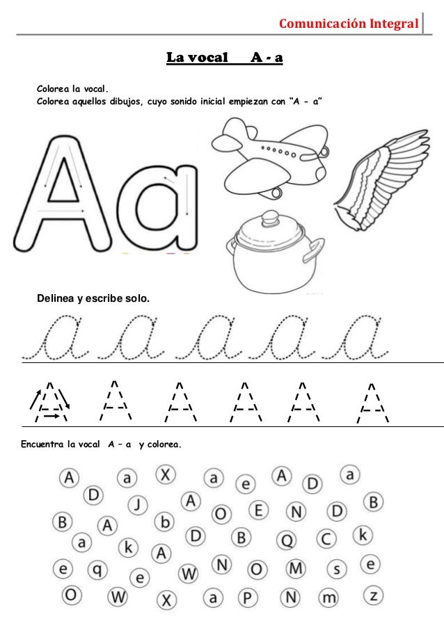 Jugando con-la-letra-a-para-niños | PDF