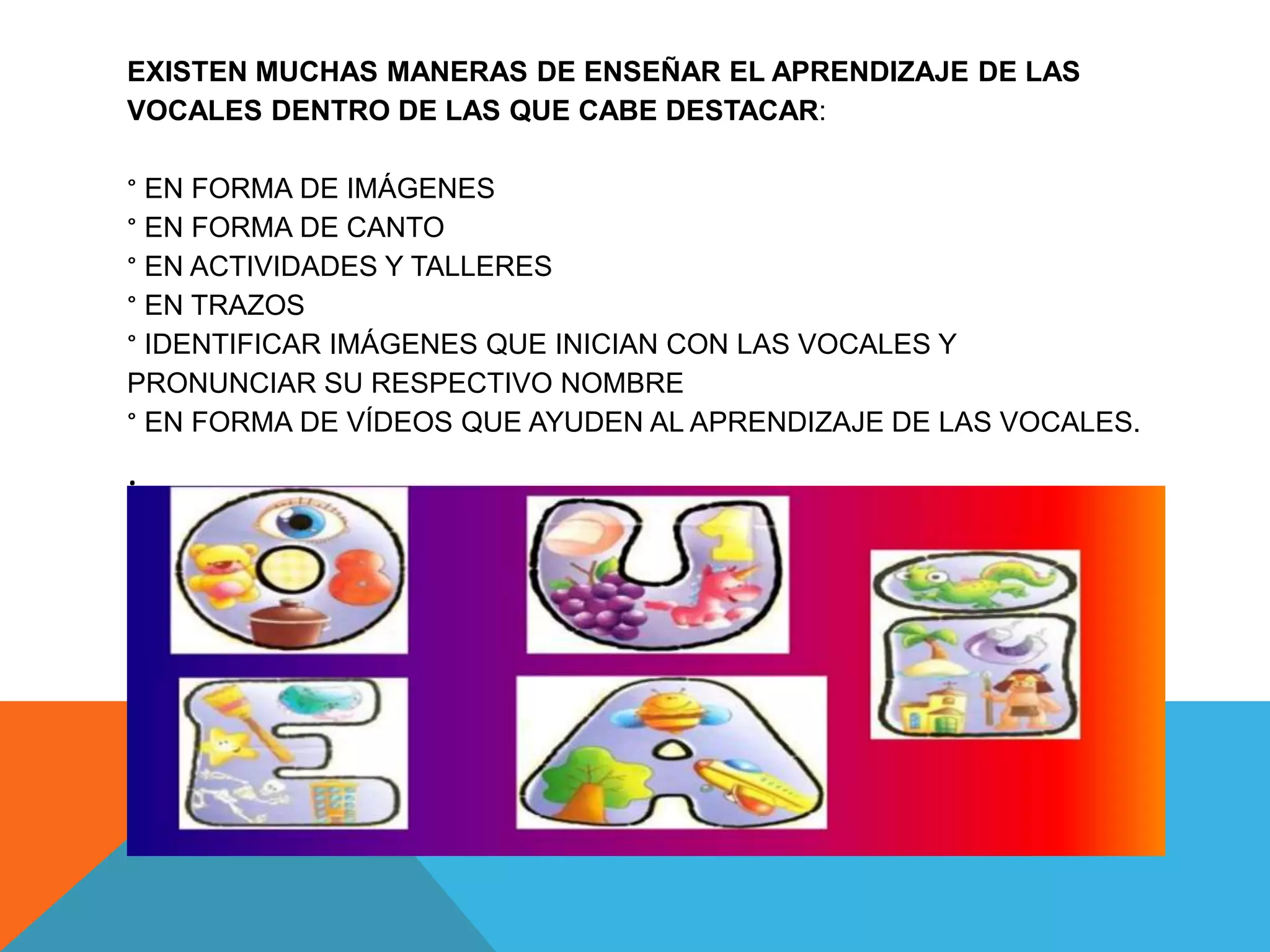 Jugando con las vocales | PPTX