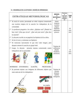Jugando con nuestros amigos los trabajadores de la comunidad | PDF