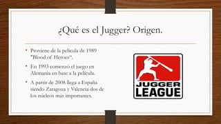 Jugger. Presentación básica del deporte. | PPTX
