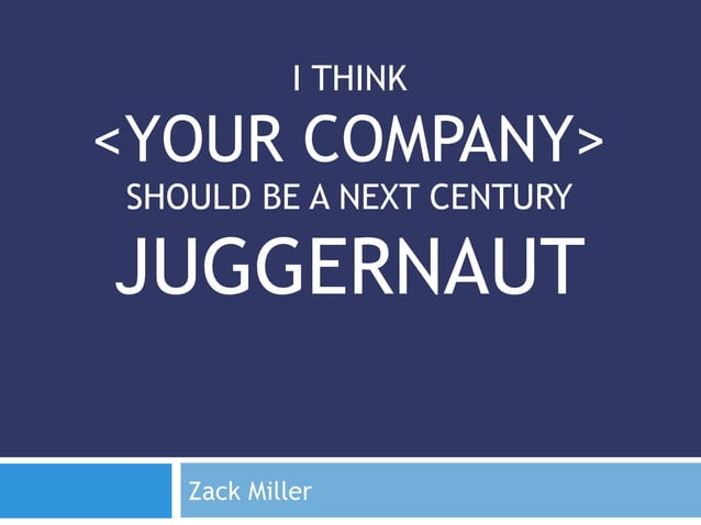 You are a Juggernaut | PDF | Business | Business and Finance