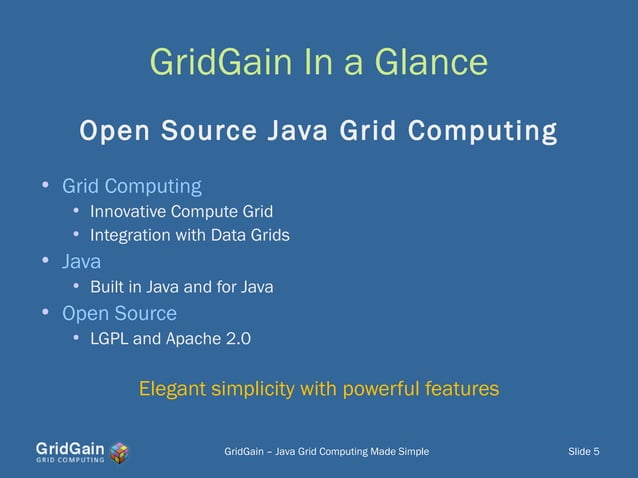 Jug Gridgain Javagridcomputingmadesimple Ppt