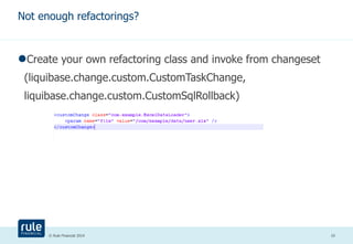 Database change management with Liquibase | PPTX