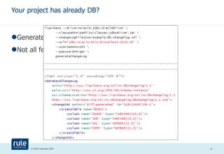 Database change management with Liquibase | PPTX