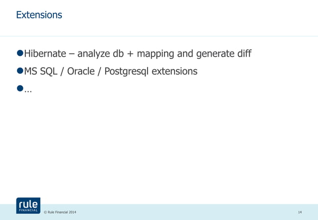 Database change management with Liquibase | PPT