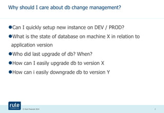 Database change management with Liquibase | PPTX