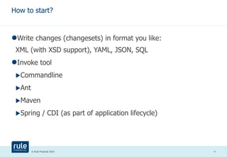 Database change management with Liquibase | PPTX