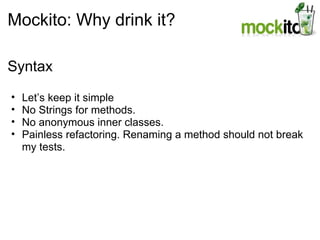 Mockito (JUG Latvia) | PPT